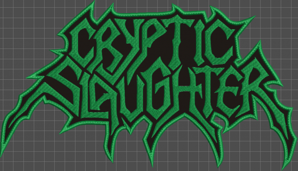 Cryptic Slaughter Embroidered Patch