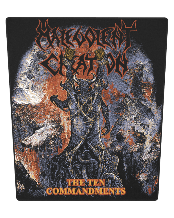 Malevolent Creation – The Ten Commandments Official Backpatch