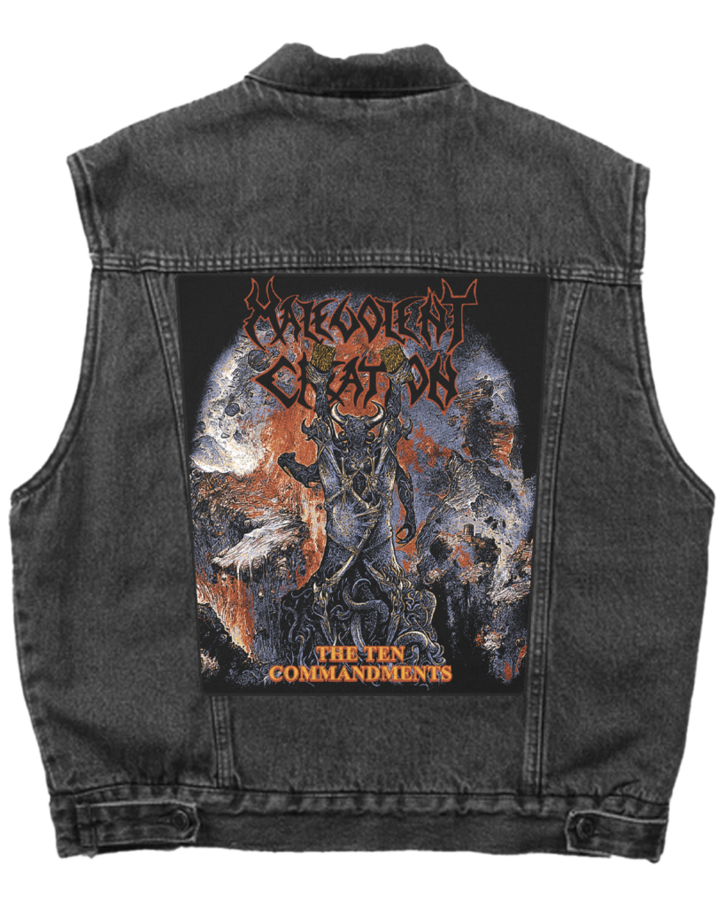 Malevolent Creation – The Ten Commandments Official Backpatch